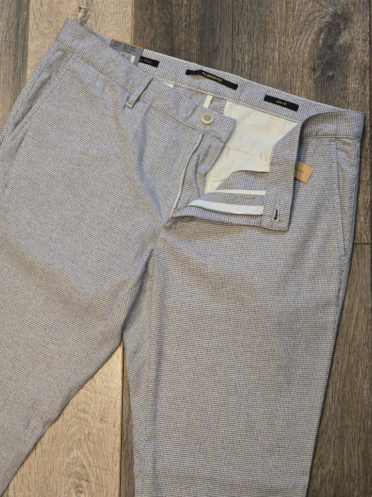 ALBERTO ROB SLIM FIT - SOFT SUMMER COTTON TROUSER – Retreat Clothing