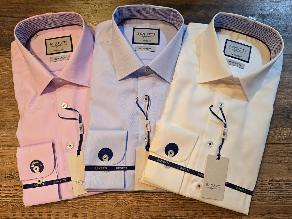 Benetti Tapered Fit formal Shirts – Retreat Clothing