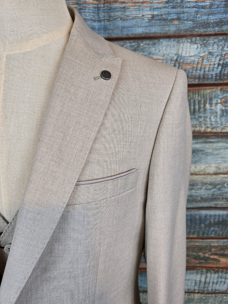Remus Uomo Stone Tapered Fit 3 Piece Stretch Suit – Retreat Clothing