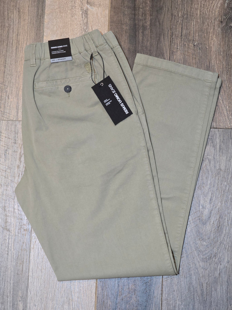 Remus Uomo Straight Leg Cotton-Tencel Blend Chinos – Retreat Clothing