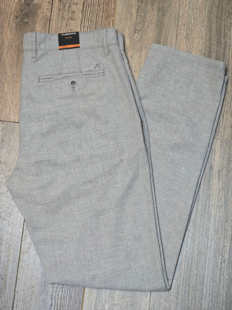 Alberto LOU Regular fit Premium Linen Mix Chinos – Retreat Clothing