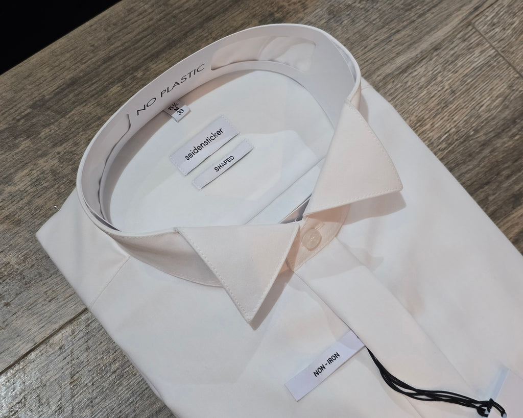 Seidensticker Shaped Fit wing collar White Shirt – Retreat Clothing