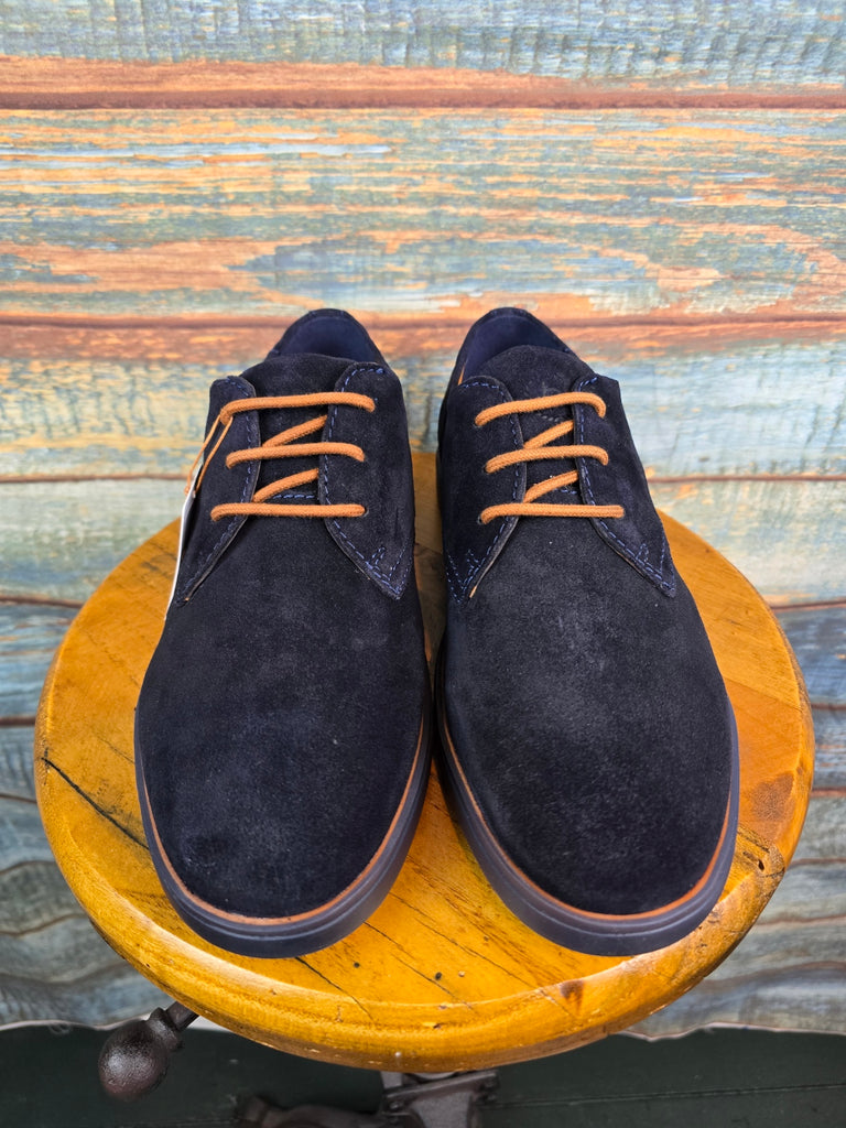 Bugatti Shoes Summer Navy Suede lace-up – Retreat Clothing