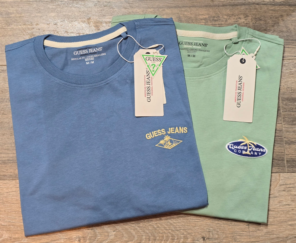 Guess Jeans Regular Fit logo T-Shirts – Retreat Clothing